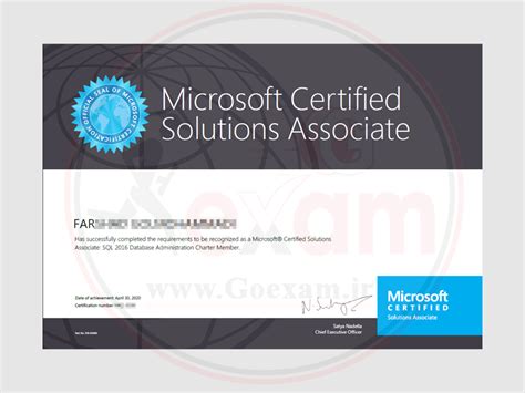 انواع مدارک زبان انگلیسی نمونه مدارک مایکروسافت گواگزم