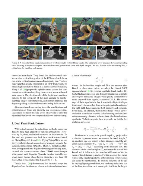 deep eyes binocular depth from focus on focal stack pairs deepai