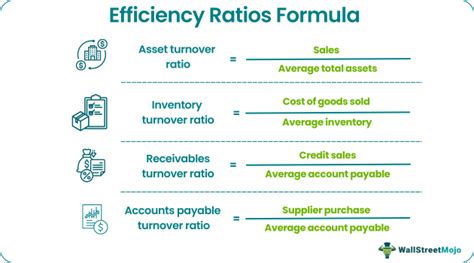 Efficiency Ratios Formula Step By Step Calculations