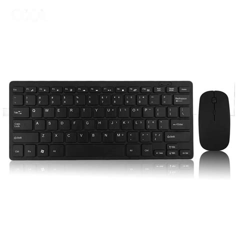 Multimedia G Wireless Micro USB Charging Mini Keyboard Mouse Combo USB Wireless Receiver