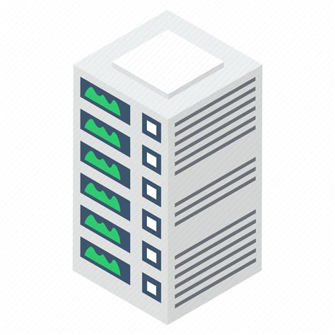 data center data hosting data server data storage dataserver rack network icon download