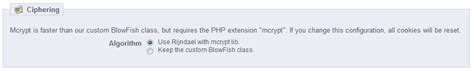 setting ciphering for enhanced performance in prestashop 1 5 inmotion