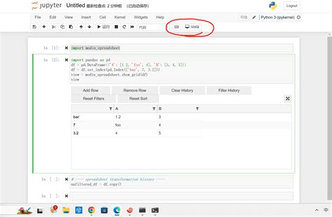 voila couldn t render modin spreadsheet · issue 50 · modin project modin spreadsheet · github