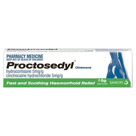 Proctosedyl Haemorrhoids Relief Ointment G Choice Pharmacy