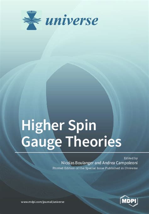 Pdf Higher Spin Gauge Theories