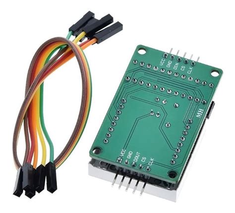 Módulo Matriz De Led 3mm 8x8 Com Chip Max7219 Arduino Pic Arm