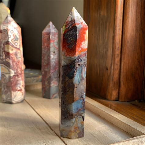 Crazy Lace Agate Towers Darker Tones Etsy