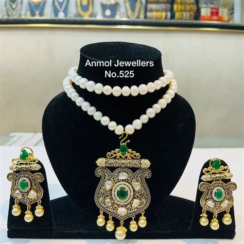 Meena Kundan Pendal Set At Best Price In New Delhi By Anmol Jewellers ID