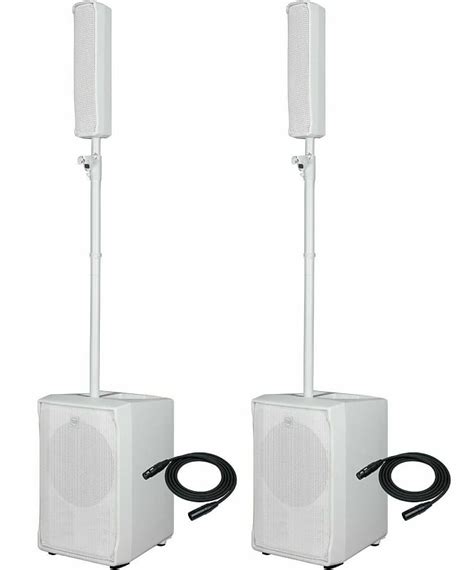 2x Rcf Evox J8 W Active 2 Way Portable Line Array System Reverb