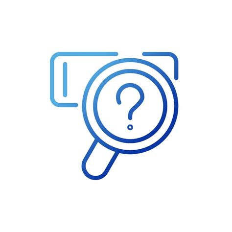 Search Platform Pixel Perfect Gradient Linear Vector Icon Showing