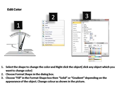 scale with pointer powerpoint presentation slides template