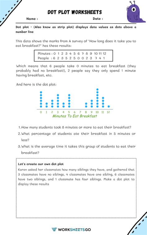 Dot Plot Worksheets Worksheetsgo
