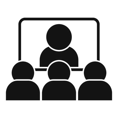 Premium Vector Mentor Training Icon Simple Vector Business Career Teamwork Help