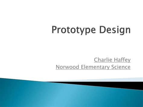PPT Prototype Design PowerPoint Presentation Free Download ID