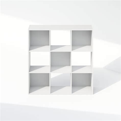 Furinno Pelli Cubic Storage Cabinet Bookcase Bookshelf 9 Cube White Shopsimon