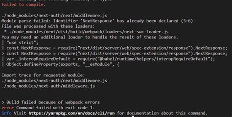 Cant Build The App Since Upgraded To Nextjs 1344 · Issue 7659 · Nextauthjsnext Auth · Github