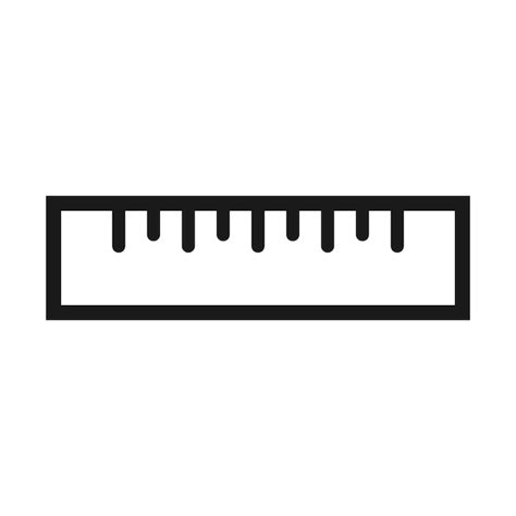 Premium Vector Ruler Icon Vector