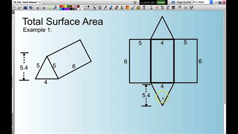 Total Surface Area Of Prisms YouTube