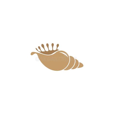 Beautiful Shell Icon Logo Design Stock Vector Illustration Of