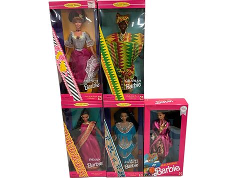 Lot 5 Limited And Collector Edition Barbies