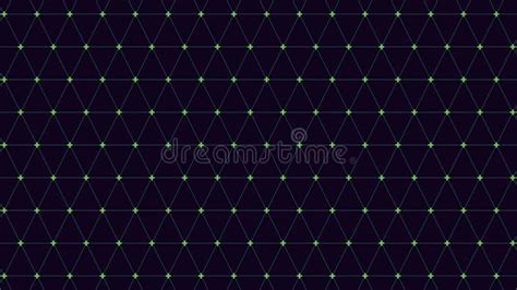 Dark Grid Of Glowing Green Dots Creates Futuristic Pattern Stock Video Video Of Abstract