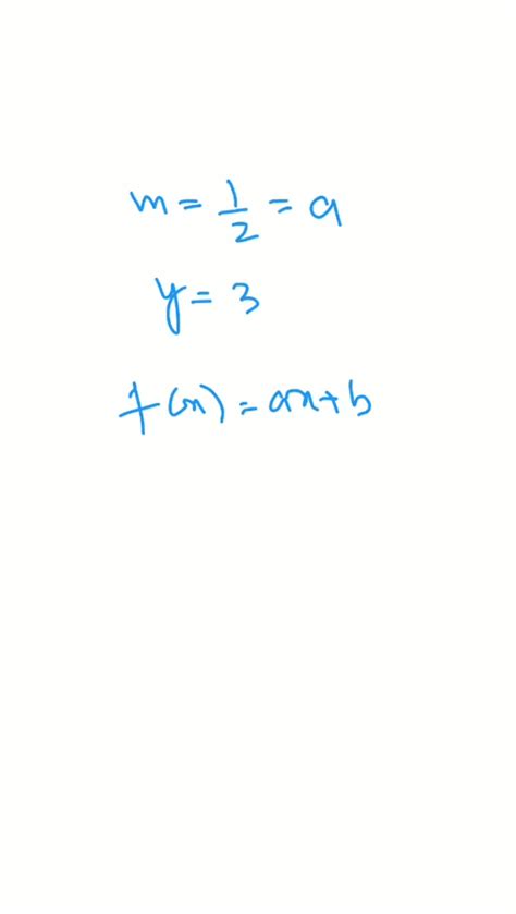 a verbal description of a linear function f is given express the