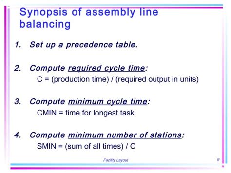 3 Facility Layout Ppt