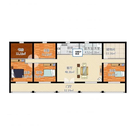自建房长方形户型设计图展示 设计图分享