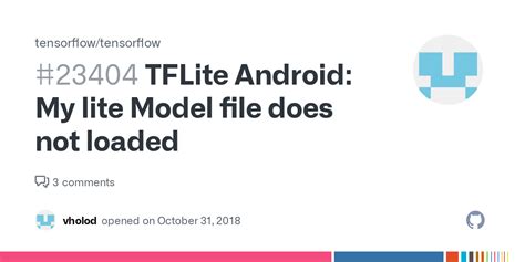 TFLite Android My Lite Model File Does Not Loaded Issue Tensorflow Tensorflow GitHub