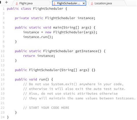 Solved Java Task Your Task Is To Create A Flight Scheduler