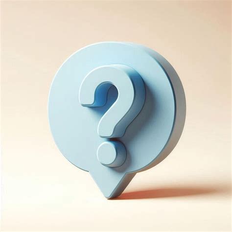 Speech Bubble With Question Mark Faq Support Help Concept 3d Vector