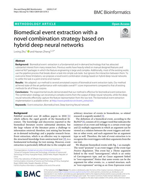 Pdf Biomedical Event Extraction With A Novel Combination Strategy