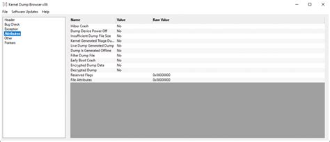 Minidump Browser View Minidump Contents Software Verify