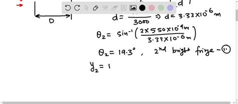 Solved 3 550 Nm Light Passes Through A Diffraction Grating With 3000 Lines Per Centimeter The