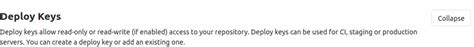 Ssh Gitlab Fingerprint Has Already Been Taken Deploy Keys Projects