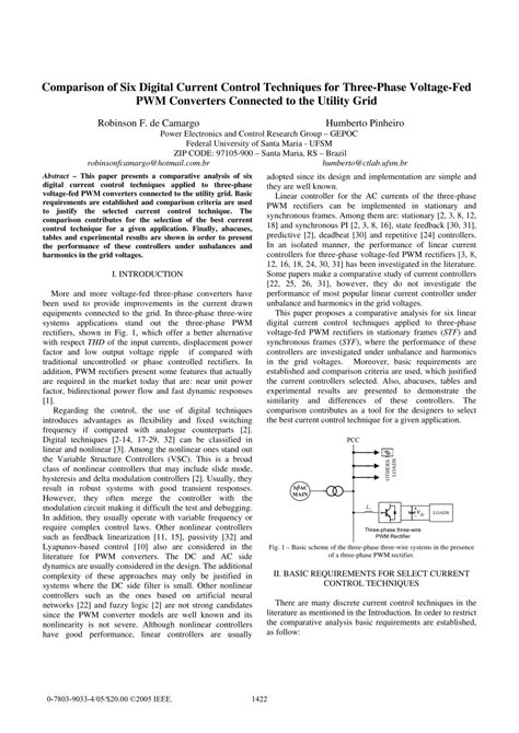 pdf comparison of six digital current control techniques for three