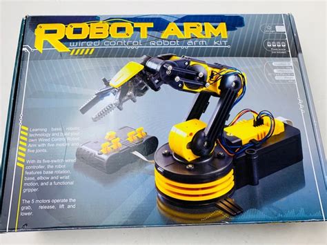 Robotic Arm Wired Control Robotic Arm Kit New In Opened Box 21 00 Picclick Ca