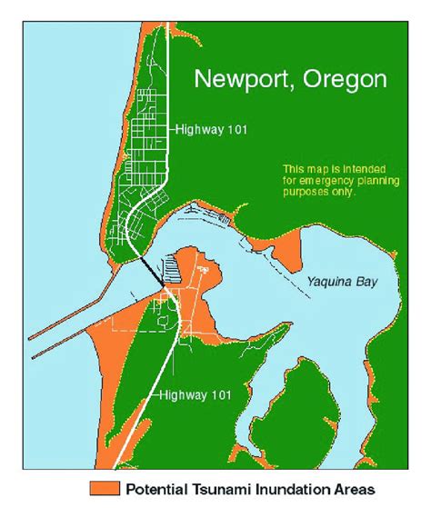Newport Beach Oregon Map