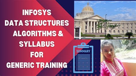 Infosys Generic Training Data Structures And Algorithms Syllabus 💫