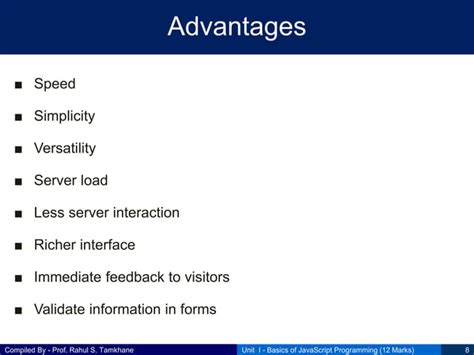 Css Unit I Basics Of Javascript Programming Pdf