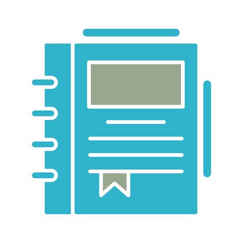 Spring Notebook Vector Icon Vector Art At Vecteezy