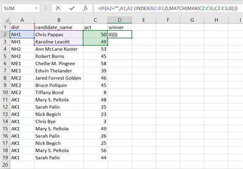 Excel Find The Highest Value And Return Adjacent Cell Until Value
