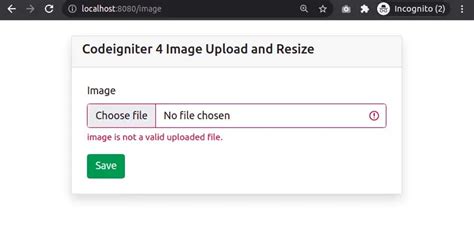 Resize Image And Compress Size By Image Manipulation In Codeigniter 4