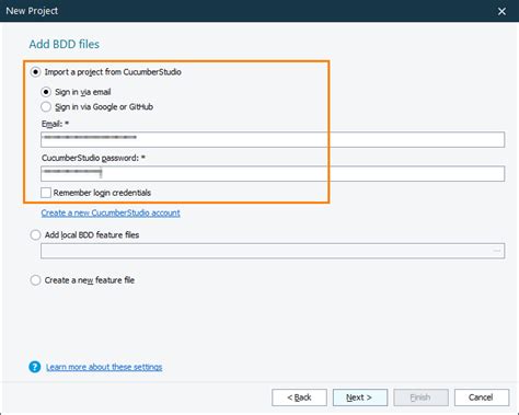Import Cucumberstudio Scenarios Testcomplete Documentation