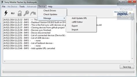 Flashtool Version 0916 Released New Devices Sync Directly To Github