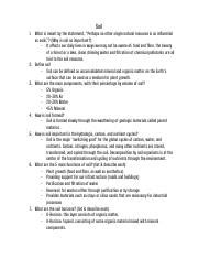 Soil Soil What Is Meant By The Statement Perhaps No Other Single Natural Resource Is As