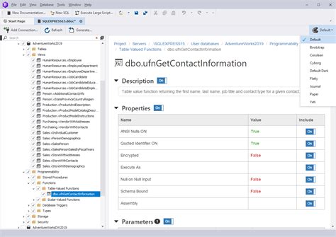 SQL Database Documentation Tool Documenter For SQL Server