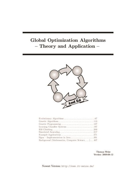 Global Optimization Algorithms Theory And Application PDF 6b18kh25a8o0
