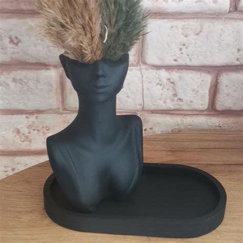 Набір ваза на підставці кашпо декор — ціна 200 грн у каталозі Вази Купити товари для дому та