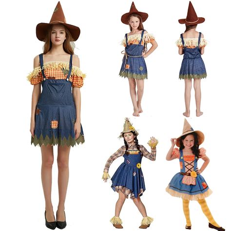 Wizard Of Oz Scarecrow Costume For Girls